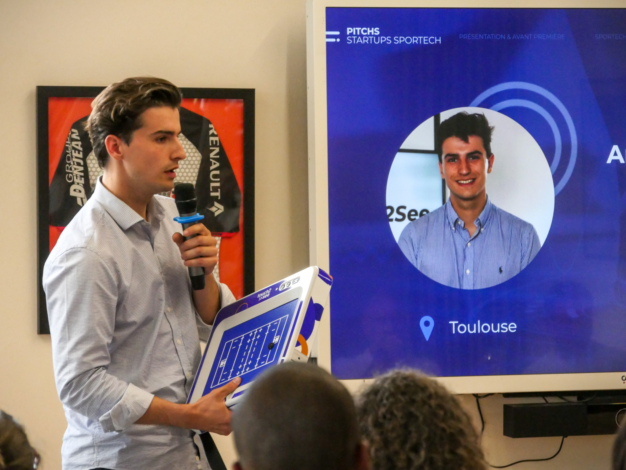 Touch2See : la start-up toulousaine qui rend le sport accessible aux ...